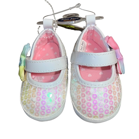 First Steps | Shoes | First Steps By Stepping Stones Infant Sequin ...